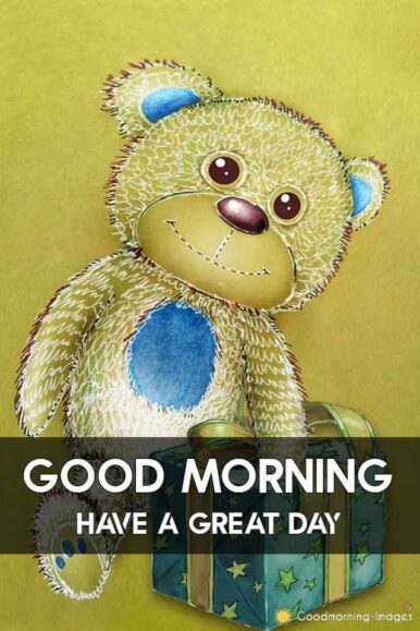 ᐅ50+ Good Morning Teddy Bear HD Images & Pictures