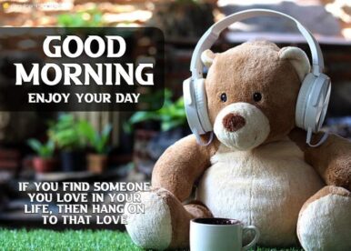 ᐅ50+ Good Morning Teddy Bear HD Images & Pictures