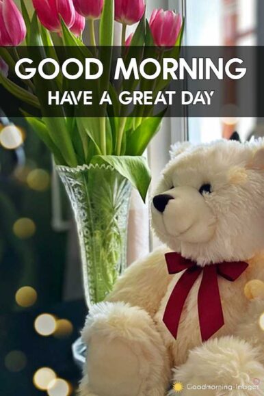 ᐅ50+ Good Morning Teddy Bear HD Images & Pictures