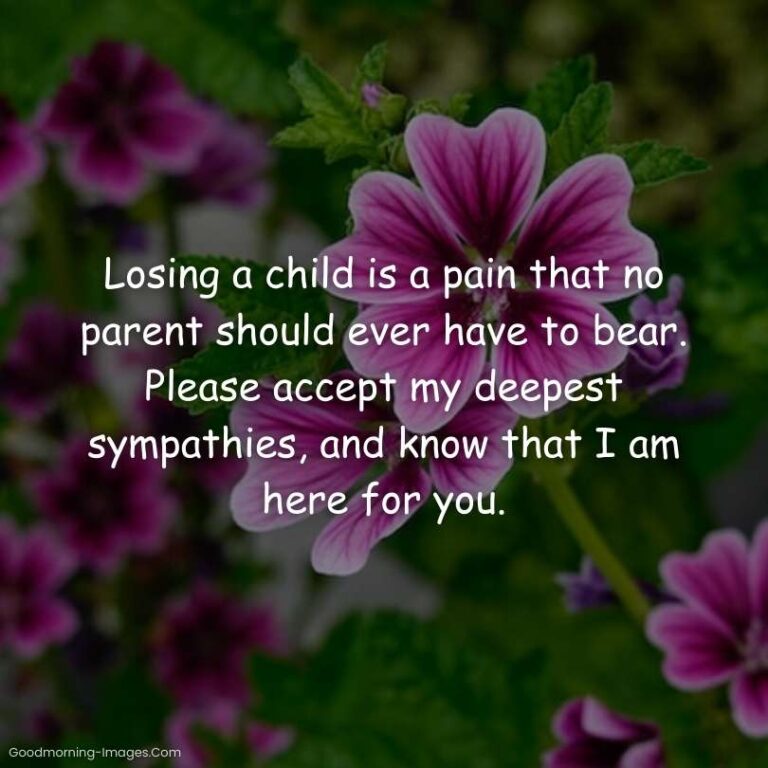 ᐅ100+ Sympathy Messages For Loss Child & Condolence Images
