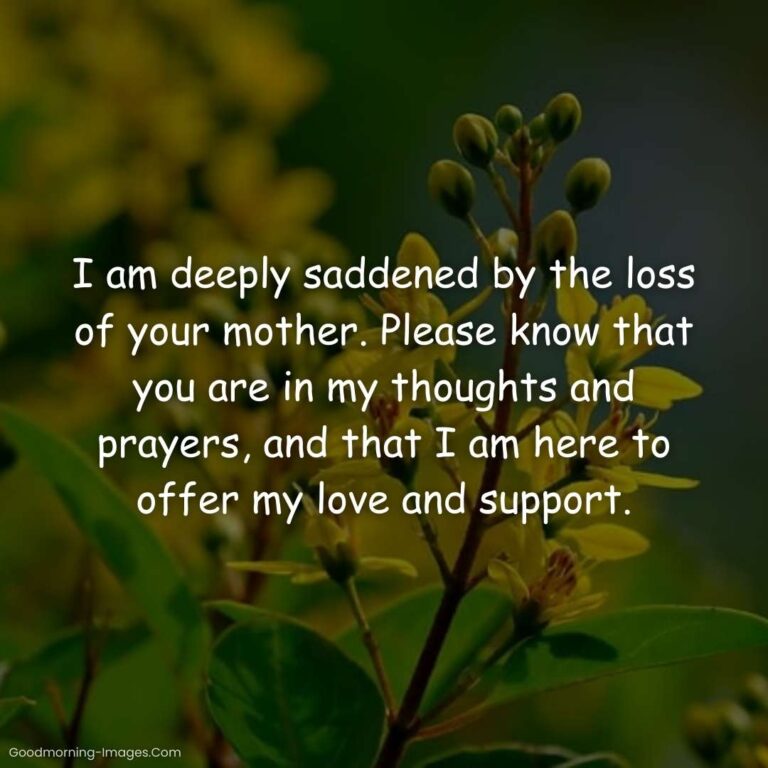 ᐅ100 Sympathy Messages For Loss Mother And Condolence Images