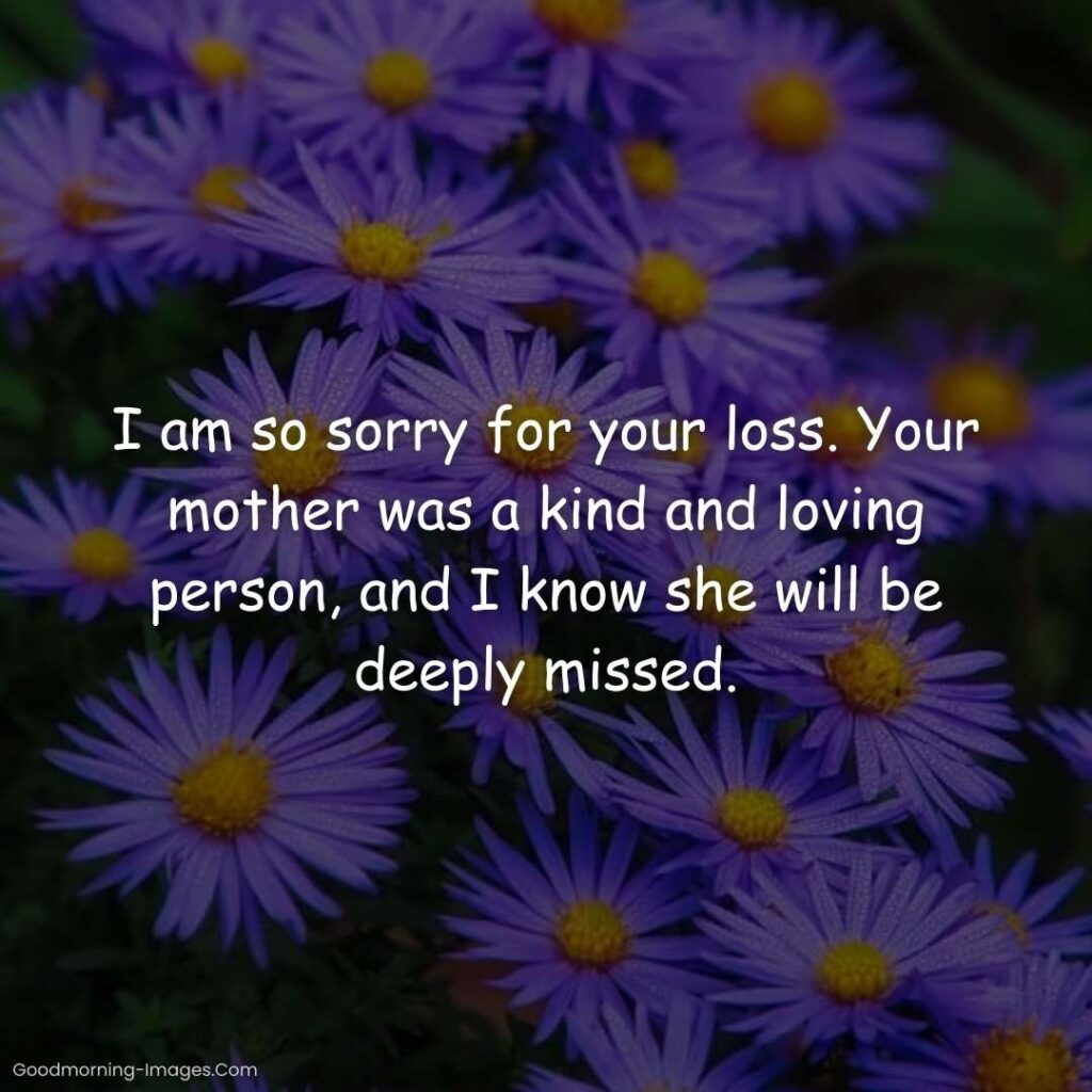 ᐅ100 Sympathy Messages For Loss Mother And Condolence Images
